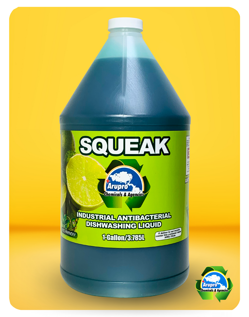 SQUEAK DISH-WASHING SOAP - GALLON – ARUPRO CORPORATION N.V.