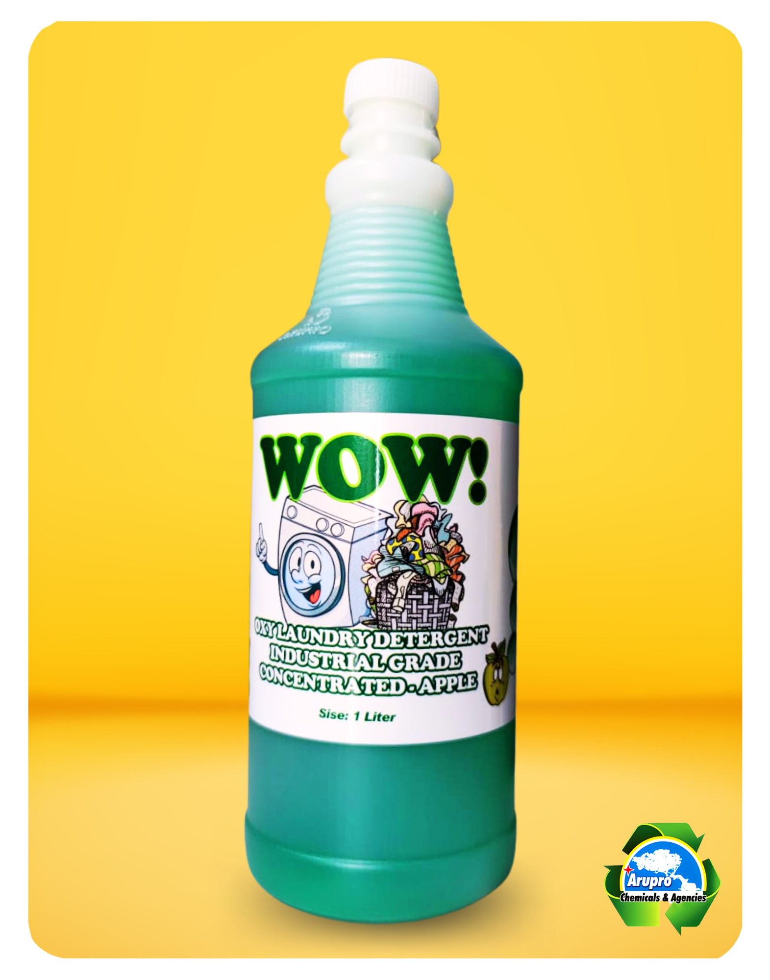 WOW DETERGENT (APPLE) - 1 Liter – ARUPRO CORPORATION N.V.
