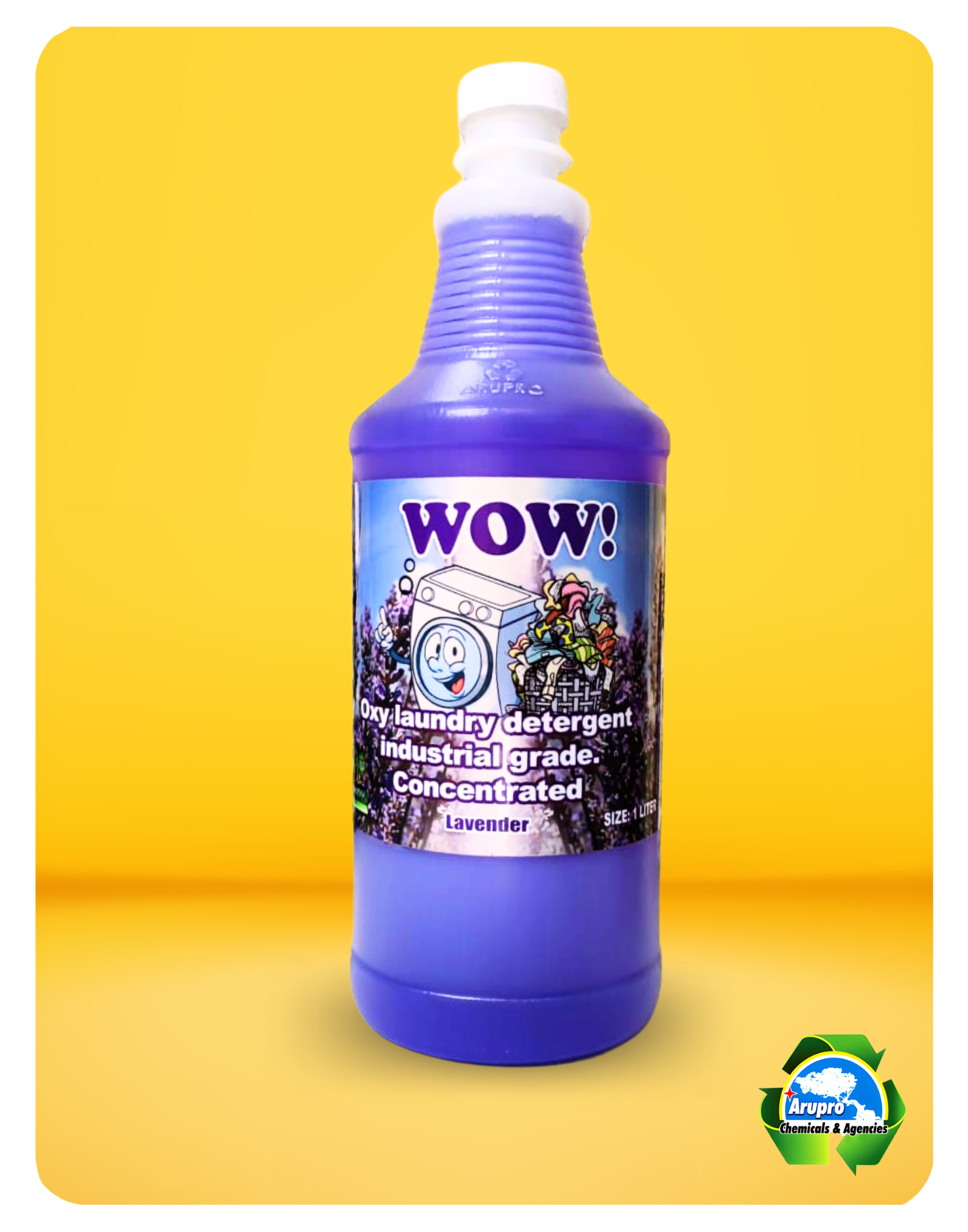WOW DETERGENT (LAVENDER) - 1 Liter – ARUPRO CORPORATION N.V.