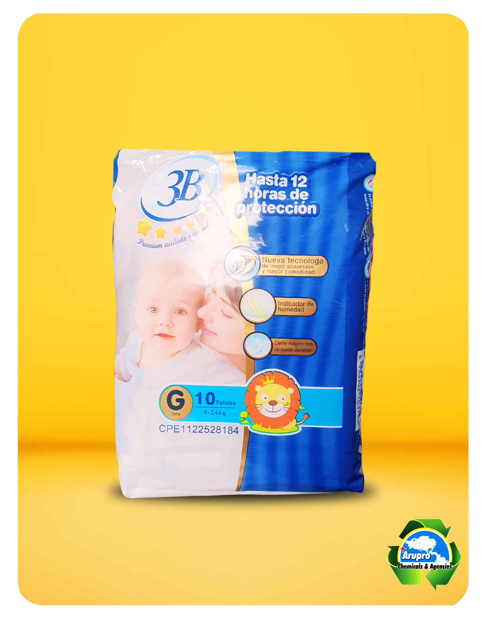 3B PREMIUM DIAPER PACK - LARGE SIZE – ARUPRO CORPORATION N.V.